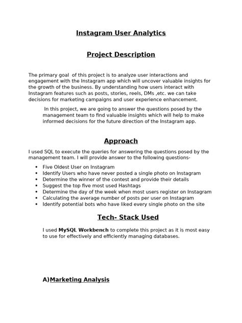 Instagram User Analytics 1 Pdf Databases Analytics