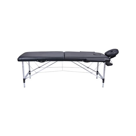 2 Fold Portable Aluminium Massage Table Bed Beauty Therapy Black Bunnings Australia