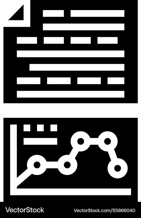 Text Analysis Graph Nlp Glyph Icon Royalty Free Vector Image Text Analysis Graph Nlp Glyph Icon Royalty Free Vector Image