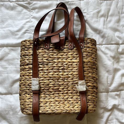 Wicker Backpack Beach Bag 🌿🌿🌿 Love Love This Depop
