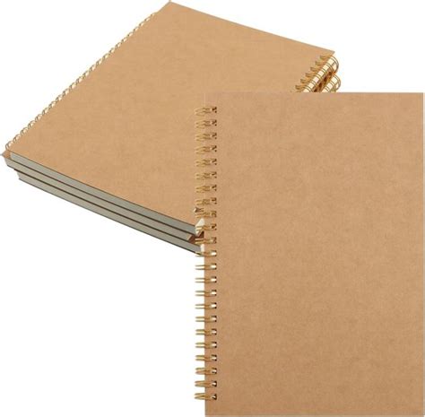 Spiraalnotitieblokken Gelinieerd 4 Stuks A5 Formaat Bol