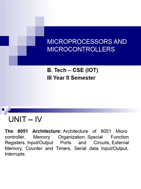 Micro Controllers Pdf