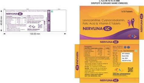 Levocarnitine 500mg Tablet At ₹ 3001box Levocarnitine Tablet In Ambala Id 2853724896312