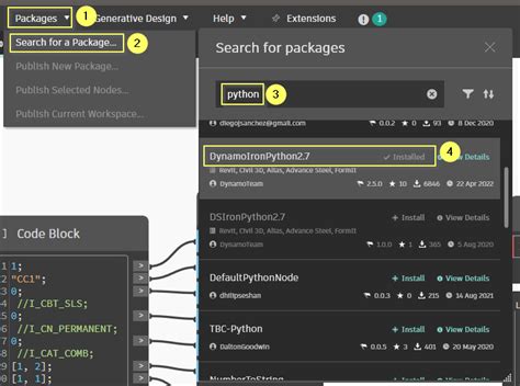 quickstart guide for dynamo in rsa 2023 robot structural analysis