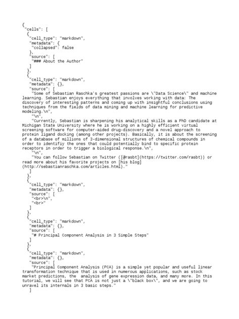 principal component analysis ipynb pdf principal component
