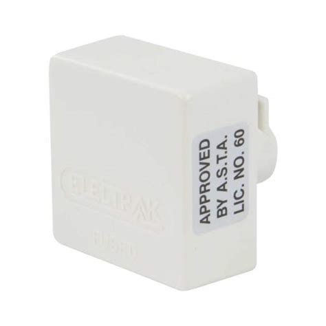 Legrand Electrak 13a Fused Plug White Non Standard Ap13 Wh Cef