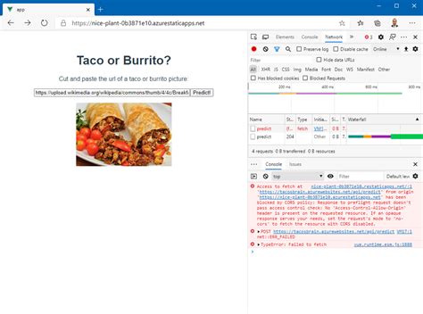 Fixing Mixed Content And Cors Issues At Ml Model Inference Time With Azure