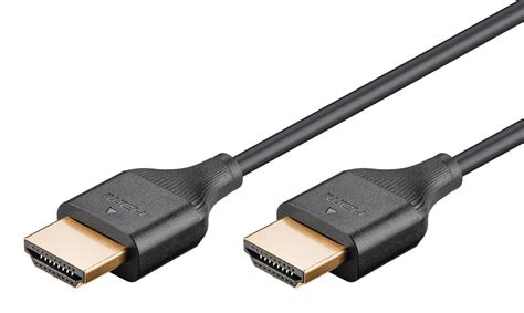 Goobay Hdmi 2 1 Cablu Hdmi De Sex Masculin Hdmi De Sex Masculin 0 5m Negru 75297 Skroutz Romania