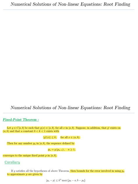 Num Root Finding 3 Pdf Mathematics Mathematical Analysis