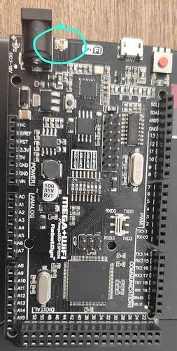 Arduino Mega R3 Wifi Antenna Usage 3rd Party Boards Arduino Forum
