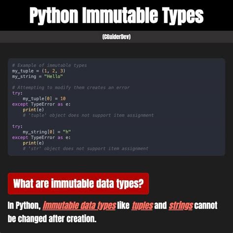 Python Programmer What Are Immutable Data Types Facebook