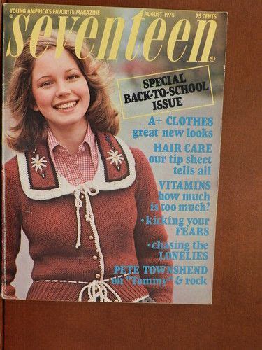 Seventeen Magazine August 1975 This Magazine Was Constantly In My