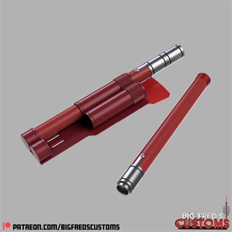 Daredevil Batons Daredevil Born Again Stl File Download Etsy