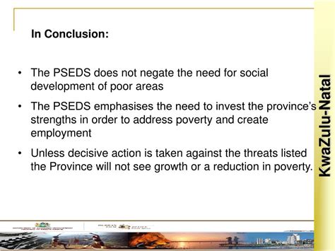 Ppt Provincial Spatial Economic Development Strategy Pseds