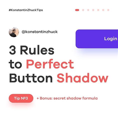 3 Rules To Perfect Button Shadow Uibundle