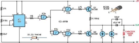 Esr Meter Circuit Schematic