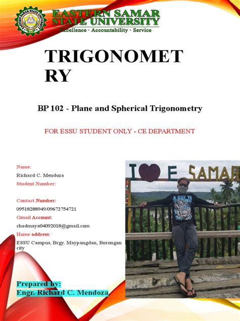 L1 Trigonometry Pdf Angle Speed