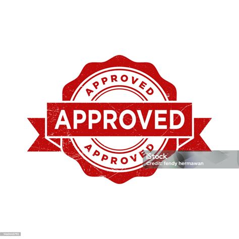 흰색 배경에 승인된 고무 스탬프 아이콘 벡터 디자인 템플릿 고급에 대한 스톡 벡터 아트 및 기타 이미지 고급 비즈니스 엄지손가락을 위로 Istock