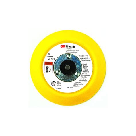 3m Hookit 5 Disc Backing Pad 05775 Automotive Sanding Disc Pads