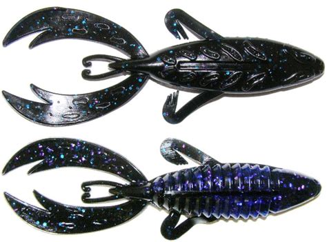 Big Bite Baits Dean Rojas 35 Fighting Frog 09 Black Blue Flake