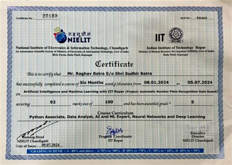 Ai Machinelearning Nielit Iitropar Continuouslearning Raghav Batra