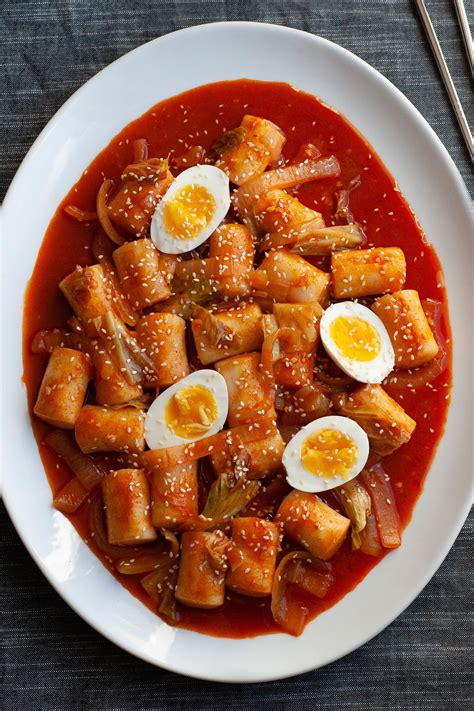Tteokbokki Spicy Korean Rice Cakes Recipe