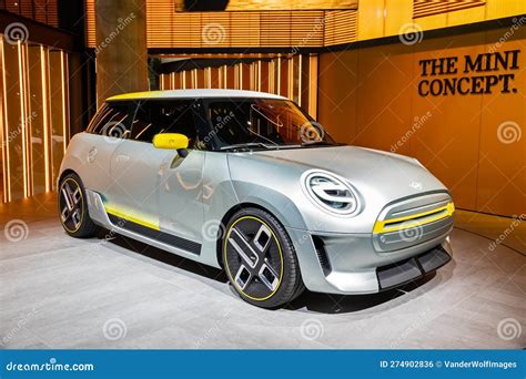 Mini Electric Concept Car At The Frankfurt Iaa Motor Show Germany