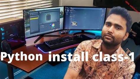 Python Install Class 1 Programming Topic Youtube