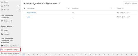 Enable Assignment Configuration To Allot Leads Microsoft Dynamics 365