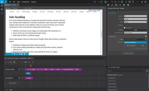 Tutorial Creating An Animated Revealing Menu Pinegrow Web Editor