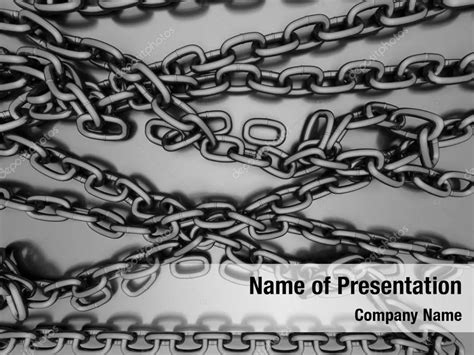 Steel Chains Powerpoint Template Steel Chains Powerpoint Background