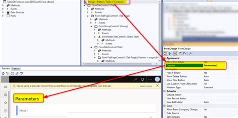 Ax D365fo Create A “table Of Contents” Form Pattern Ax Dynamics 365 For Finance And