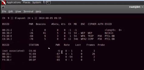 bash script for automated de auth on 802 11 security pentester ninja