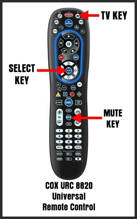 How To Program COX URC 8820 Remote Control Codes For Universal Remotes