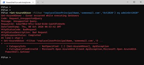 Get Azureaduser Filter Options Drama Andysvints