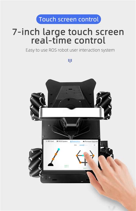 Xiaor Geek Mros Lidar Depth Camera Smart Mecanum Wheel Programmable Ro