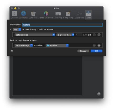 Mail App How To Redirect Mail From A Main Inbox To Only Your Smart Mailbox Ask Different