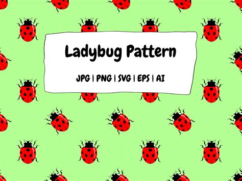 Ladybug Pattern Graphic By Qm Art · Creative Fabrica