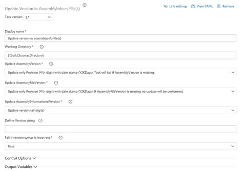 Update Version In AssemblyInfo Cs File S Visual Studio Marketplace