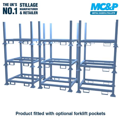 Metal Half Drop Fronted Mesh Stillage X20 Unit Bundle Deal