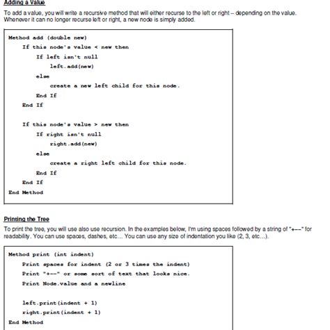 Solved Part 1 Node Class Overviow In Recursively Defined