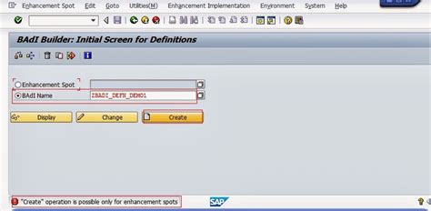 Classic BADI With Single Use Single Implementation SAPCODES