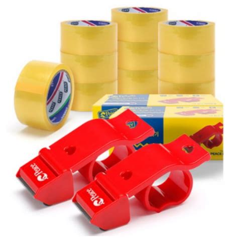 피스코리아 박스 테이프 커터기 2개 박스 테이프 50m 10개 에누리 가격비교