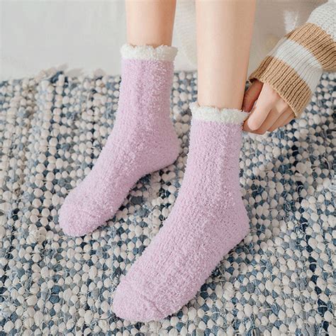 따뜻한 수면양말 여성양말 겨울양말 극세사 21t072 에이블리