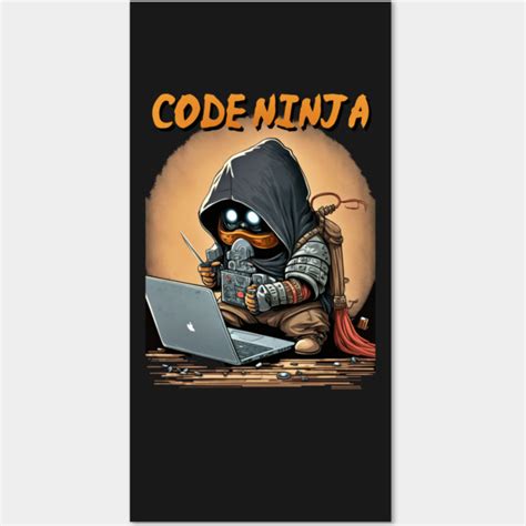 Code Ninja Cartoon Code Ninja Posters And Art Prints Teepublic