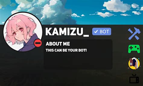 Make A Discord Bot For You By Kamizu Fiverr