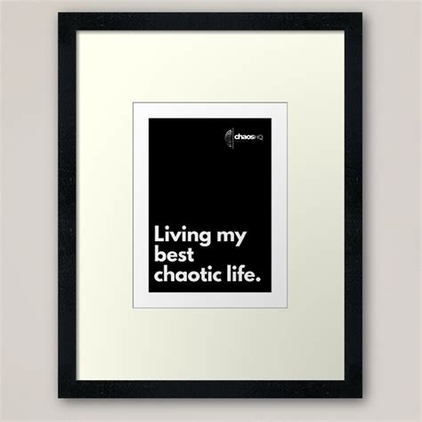 Living My Best Chaotic Life Printable Wall Art Living My Best Chaotic Life Printable Wall Art
