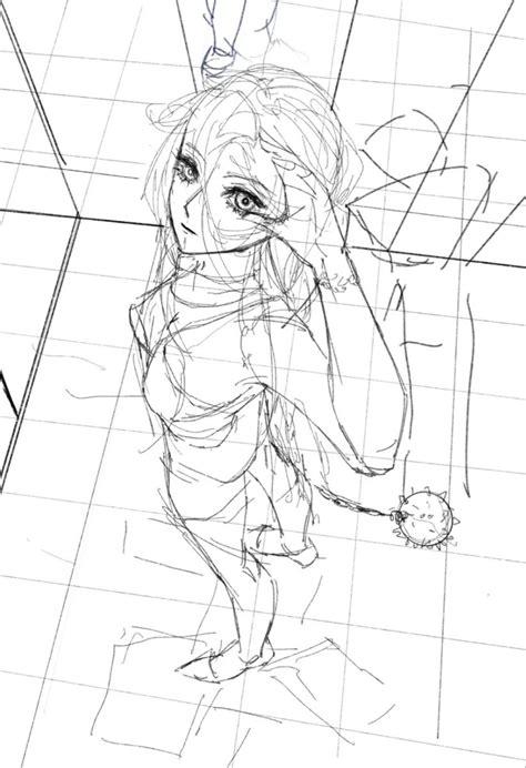 Up View Pose Reference Top To Bottom Perspective Pose Reference