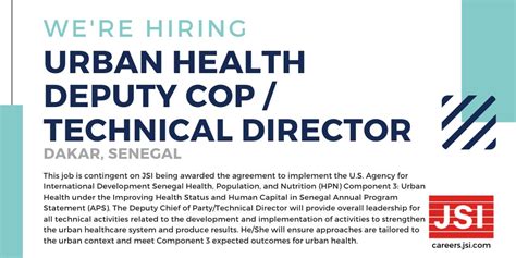 Were Looking To Add A New Member To Our Team In Senegal This Job Is