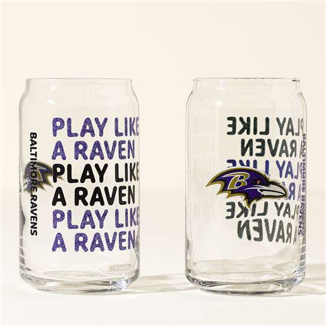 Show Your Spirit Nfl Can Shaped Glass Set
